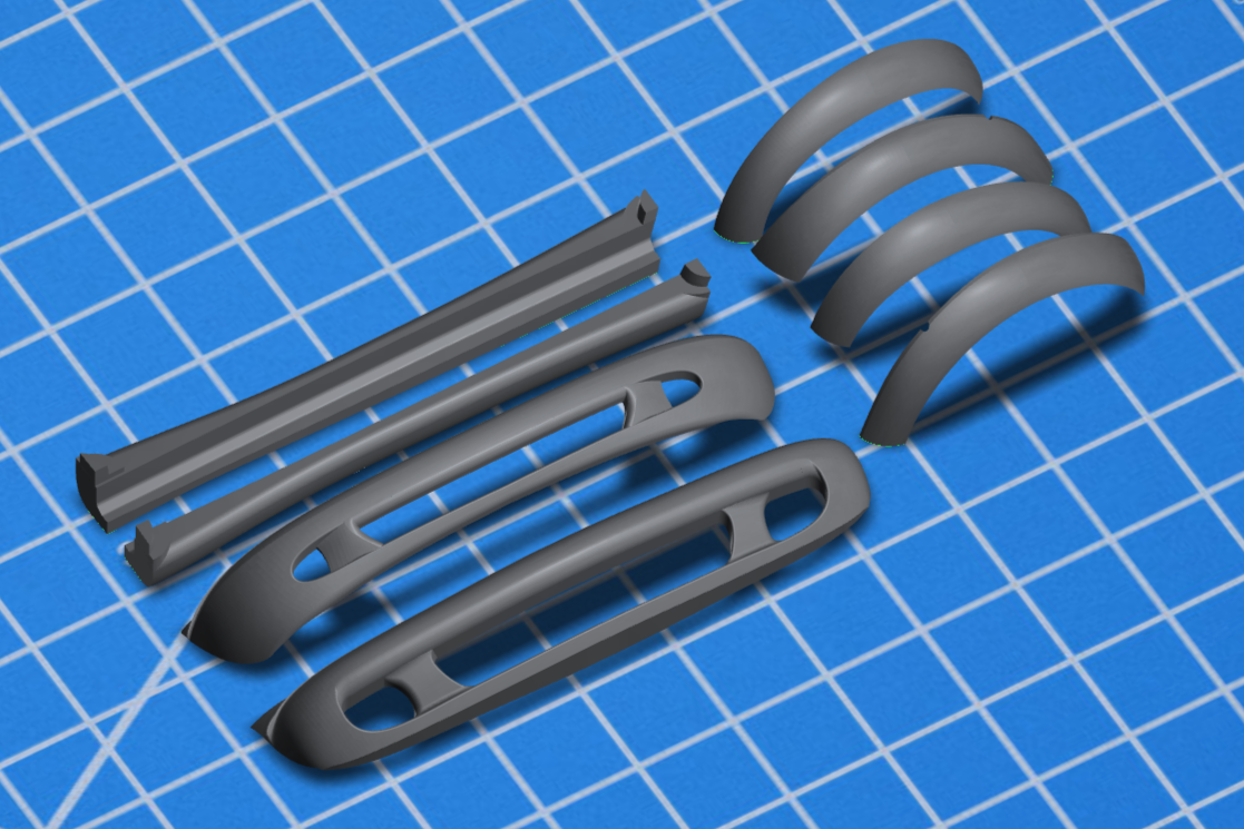 Zeemax Mini style bodykit — C1 Models