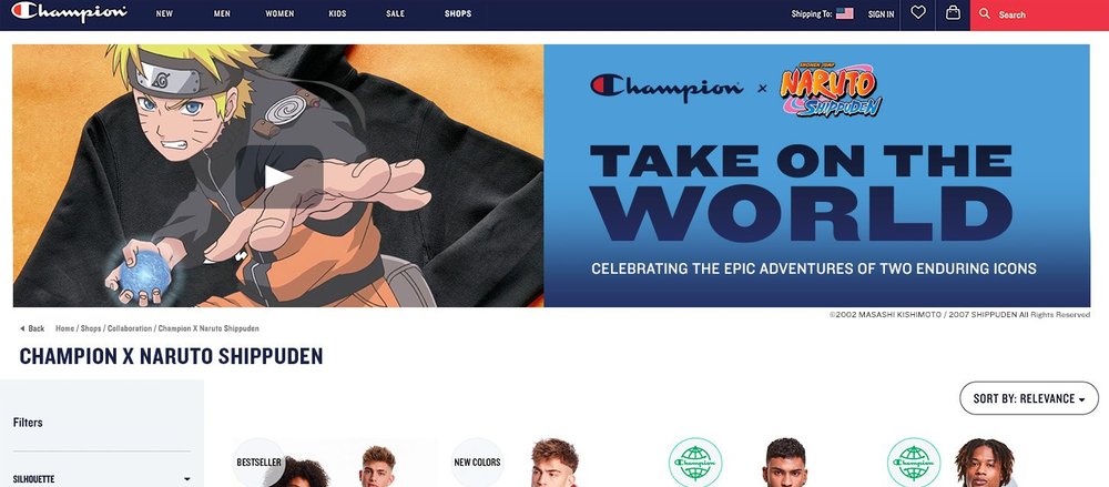 Naruto x Champion Collab | Casey SH Graphic Designer
