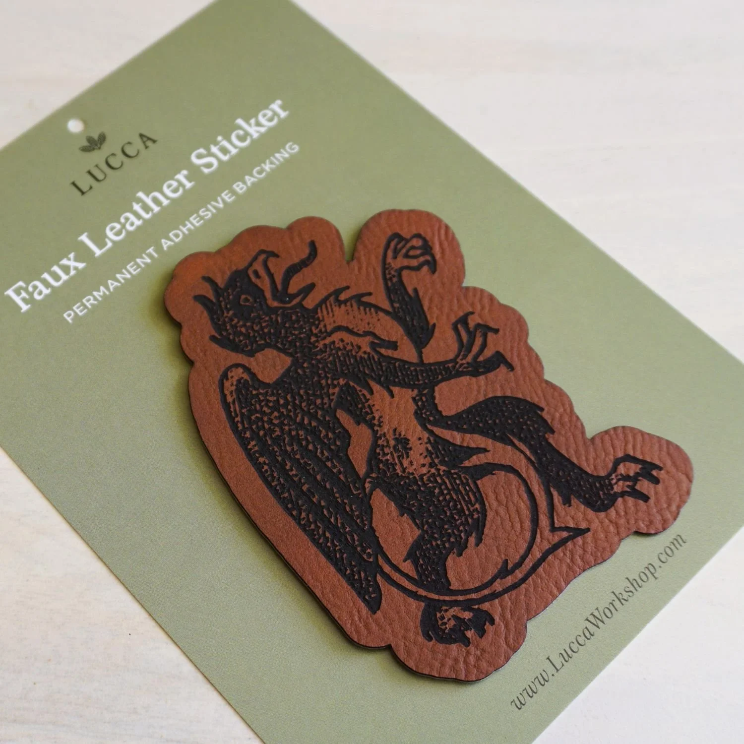 Findlay Market | Faux Leather Permanent Sticker — Lucca