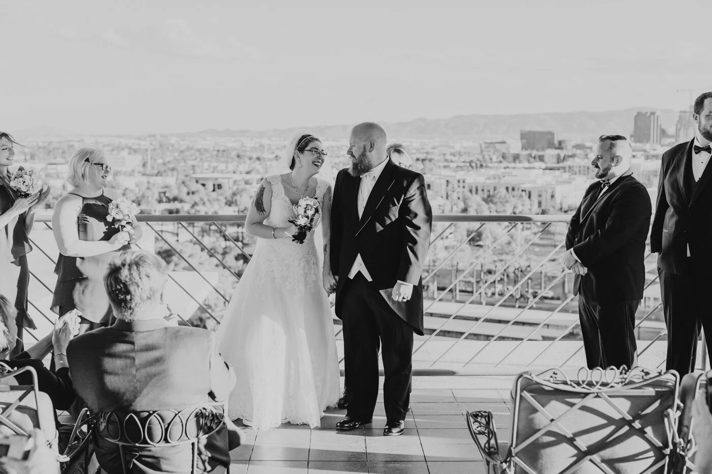 Phoenix Rooftop Wedding Downtown Phoenix Wedding: Antonio And Sabrina