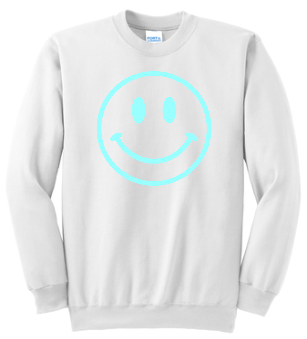 Blue Smiley Face Png