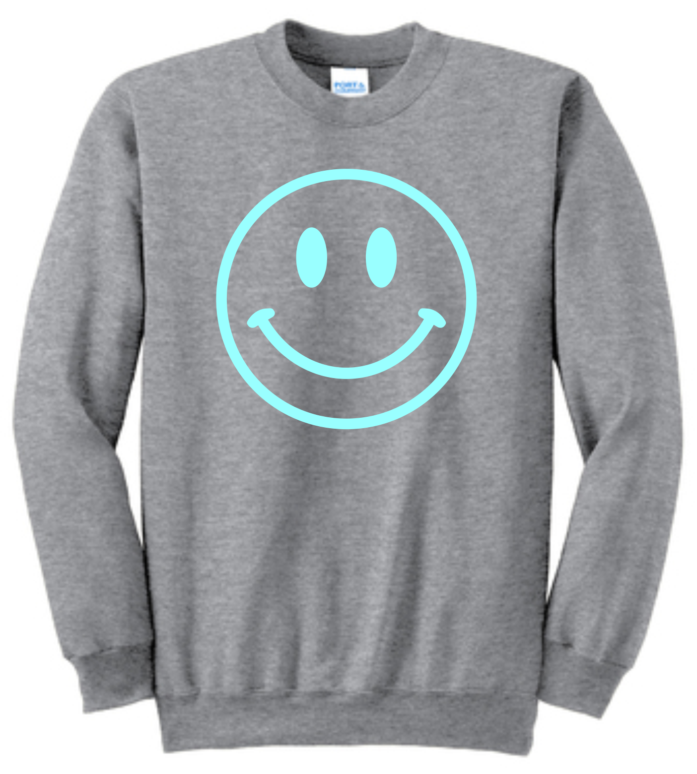 Blue Smiley Face Png