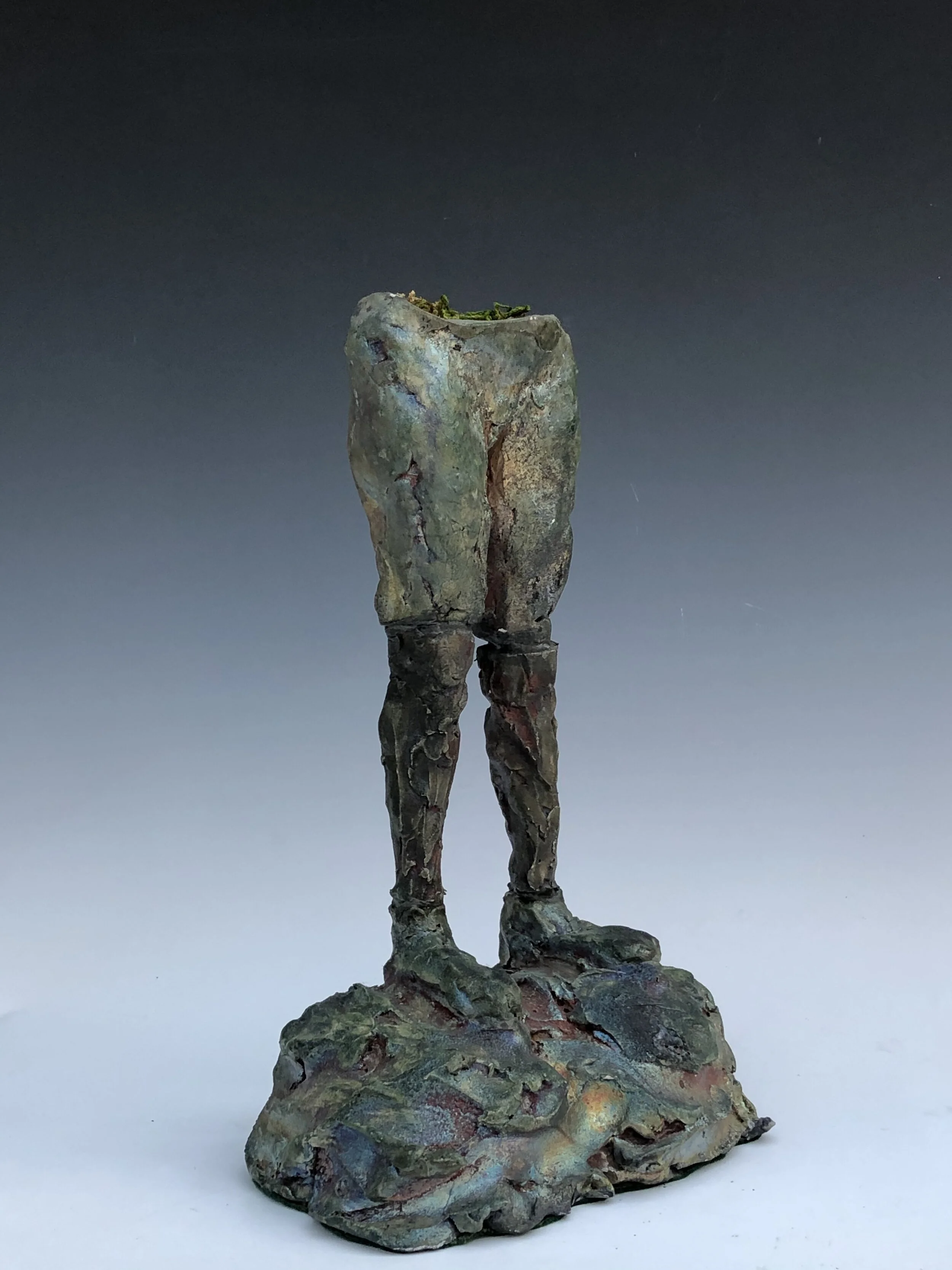Raku sculpture — Bob Clyatt