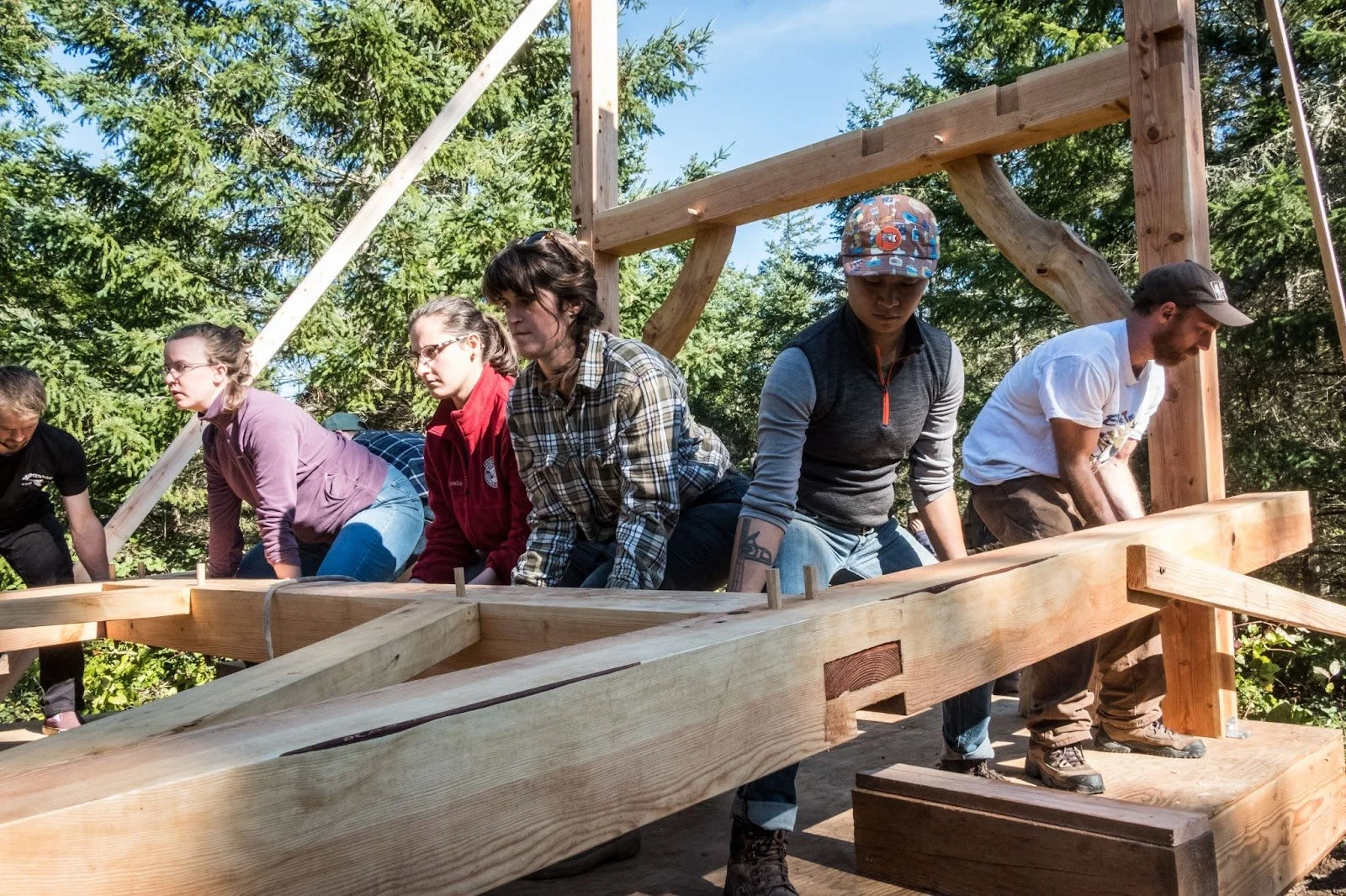 Timber Framing – 2025 Woodworking Class — Port Townsend School of ...