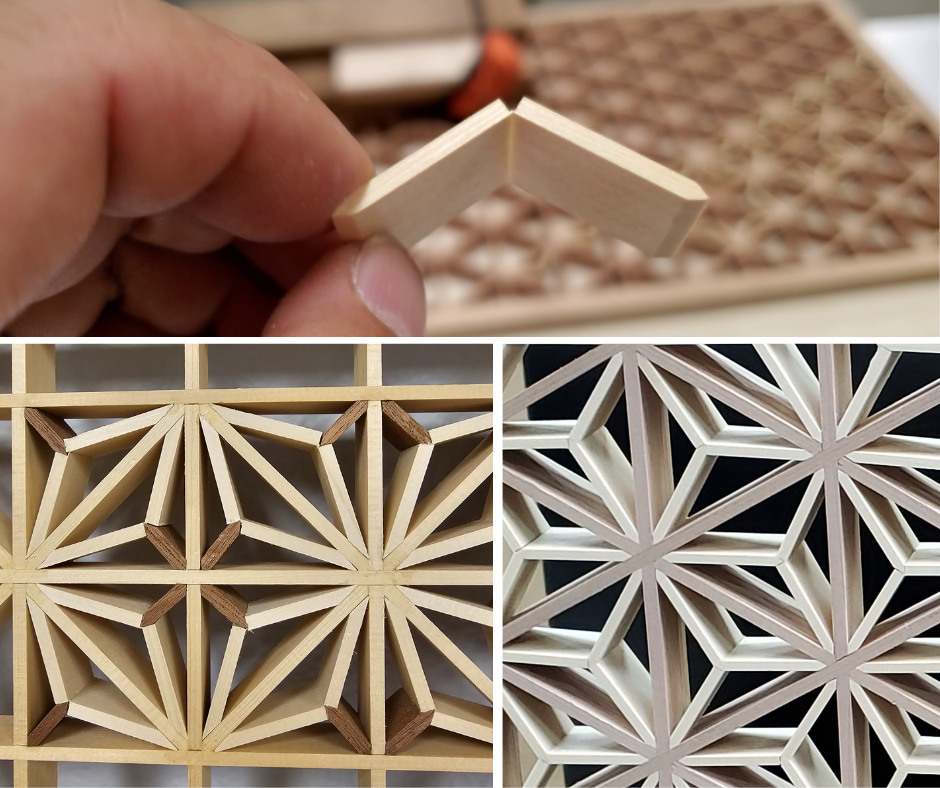 The Art of Kumiko: Making 45°/90° Panel for Cabinet Doors & Small ...