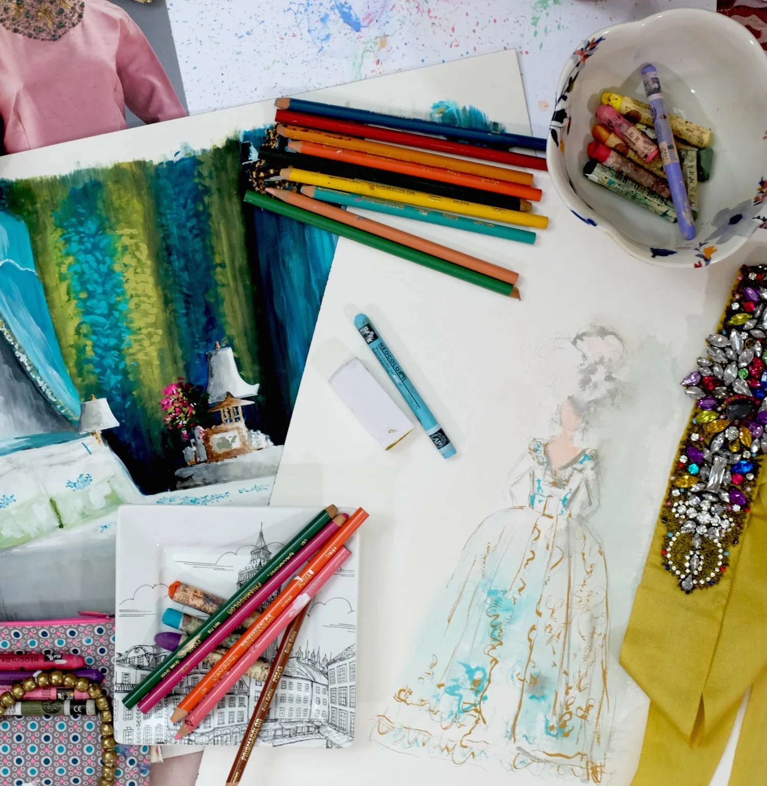 Jillian Lee Fine Art | Abstract & Fashion Paintings