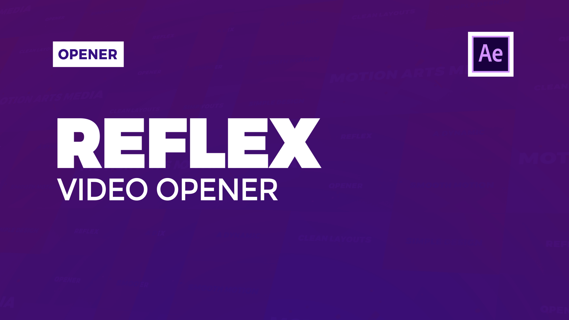 Free Simple Opener MOGRT - Free Premiere Pro Template