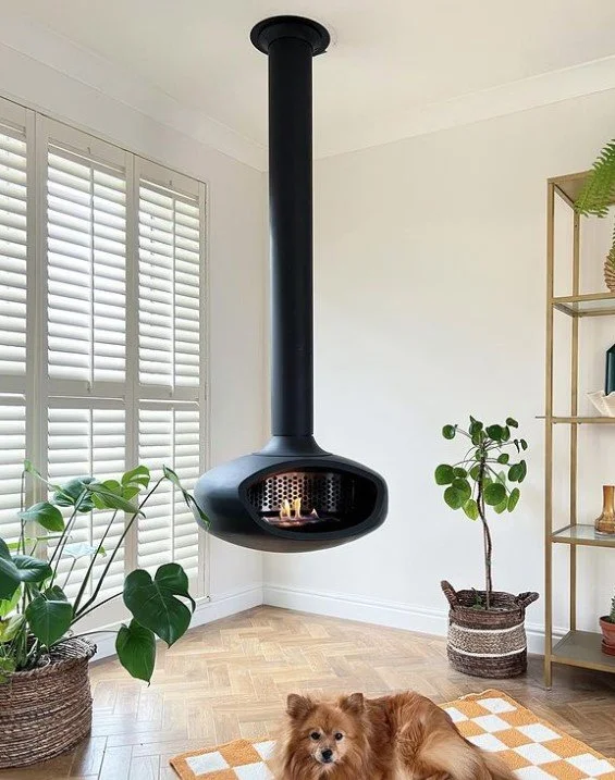 Suspended and bespoke wood burning fires - Firemaker.co.uk