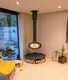 Suspended and bespoke wood burning fires - Firemaker.co.uk