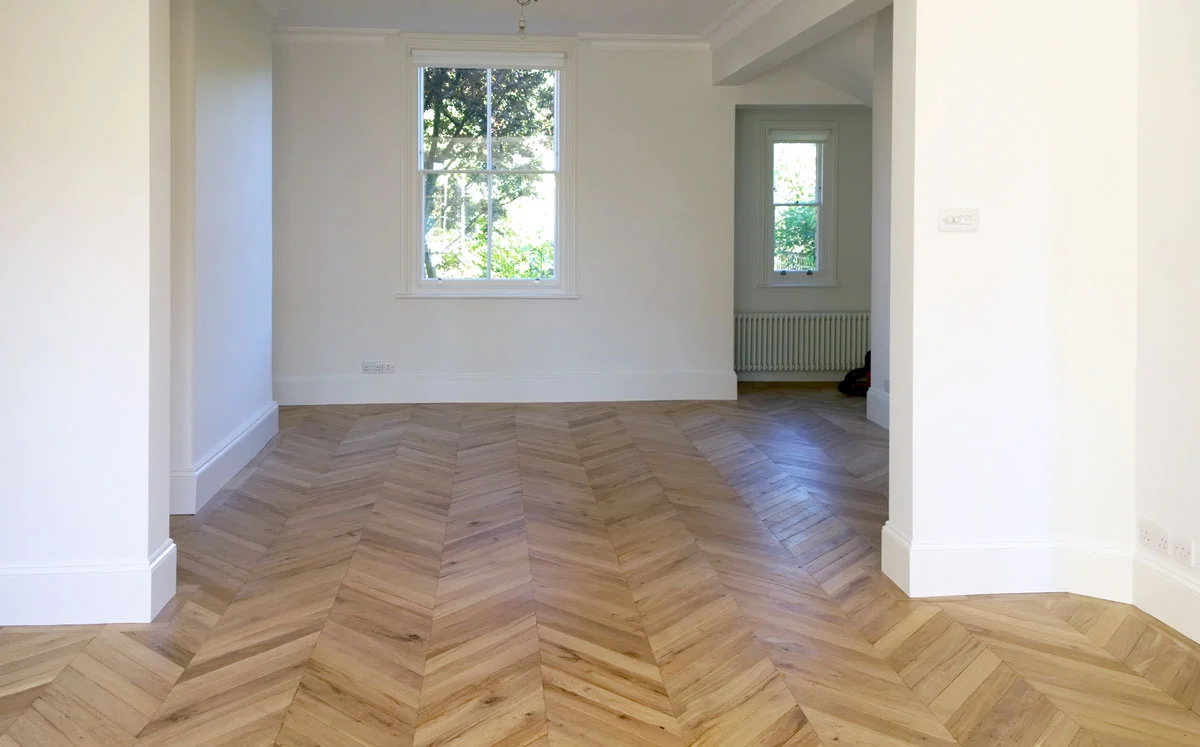 rogue-designs -rogue designs - a design studio-Reclaimed oak chevron floor