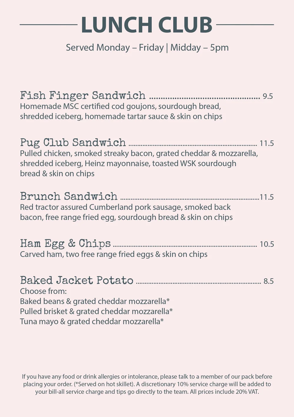 Food — THE ROYAL PUG