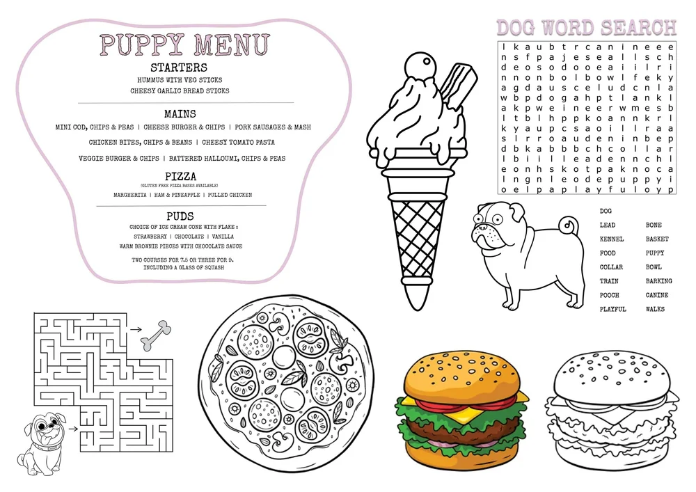 Menu — THE ROYAL PUG