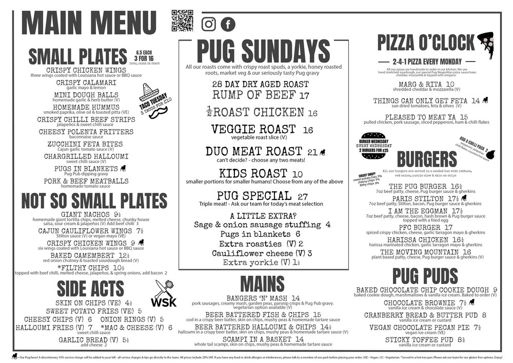 Food — THE ROYAL PUG