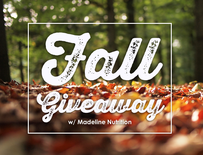 First Day of Fall Goodies Giveaway! — Madeline Nutrition | Intentional ...