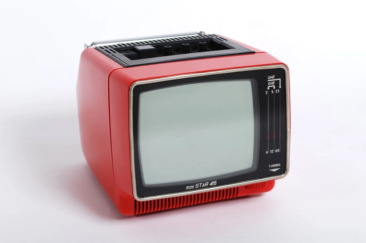 Portable television mini STAR 416, 80's USSR — Flux Vintage