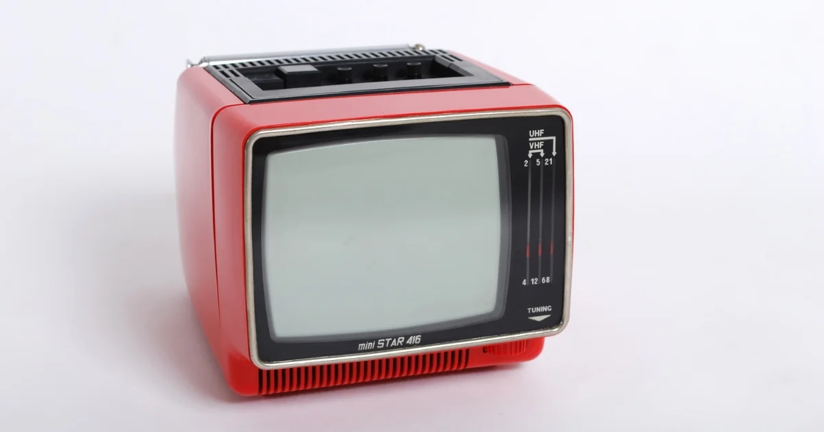 Portable television mini STAR 416, 80's USSR — Flux Vintage