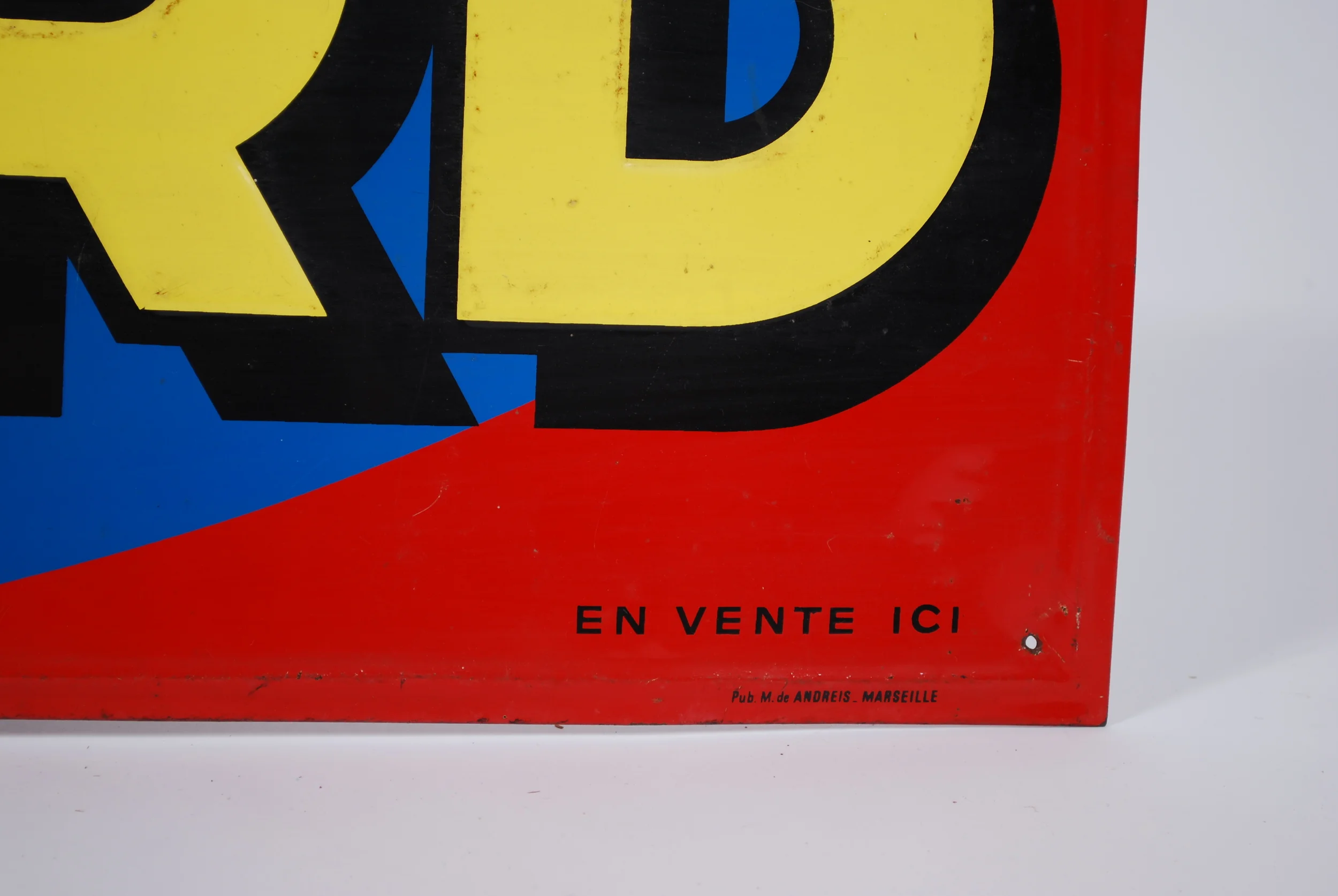 Enamel board Ricard Anisette France 60's — Flux Vintage