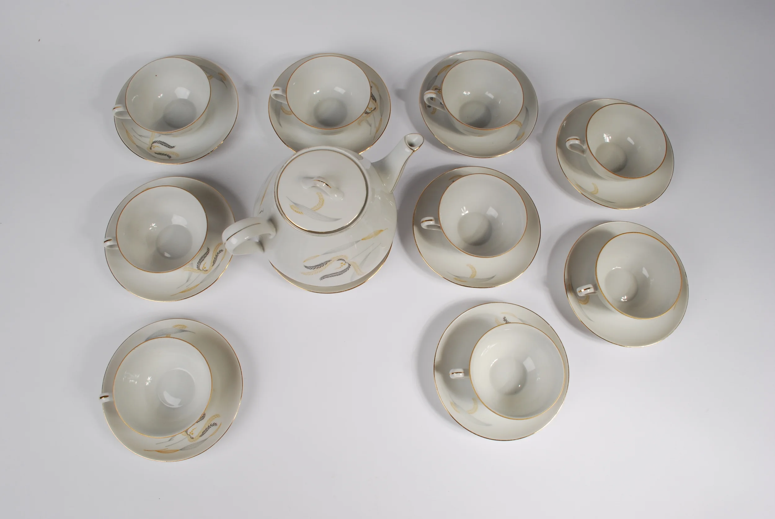 Bohemian tea set M.Z. Czechoslovakia 40's — Flux Vintage