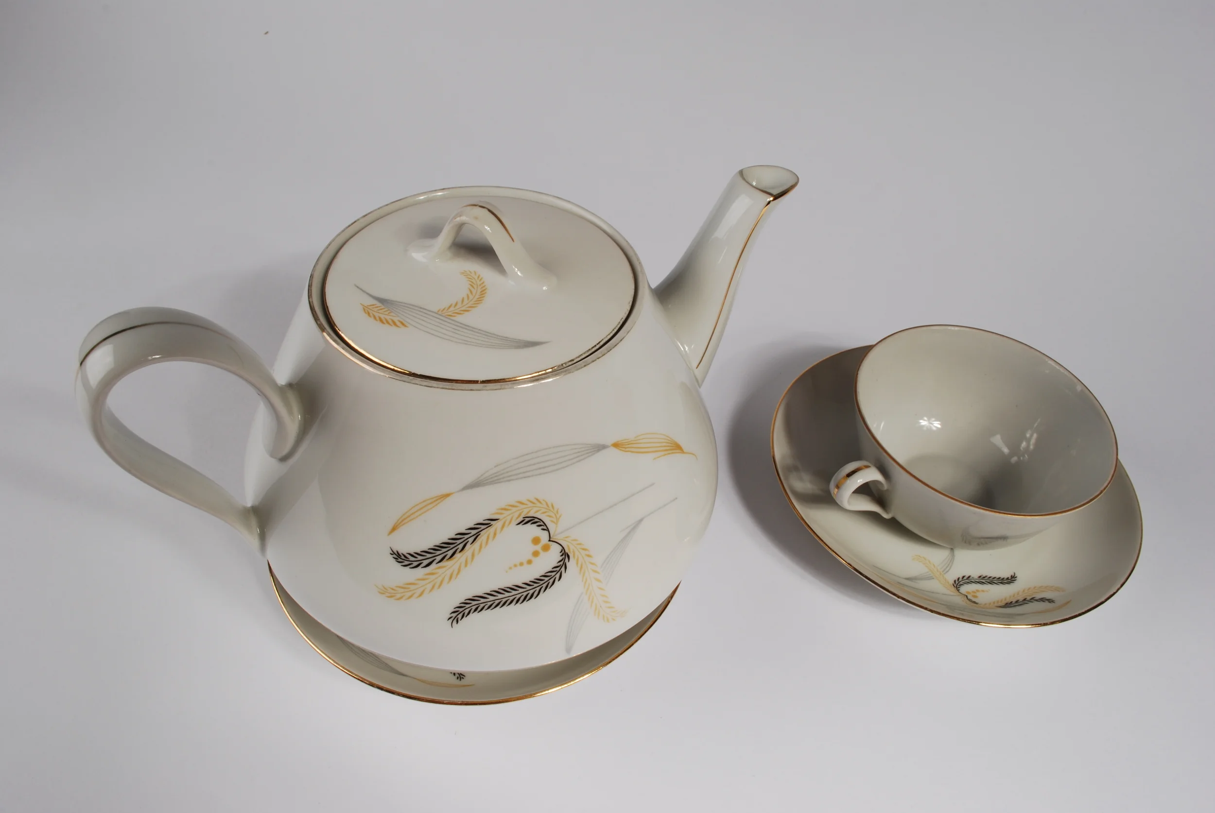 Bohemian tea set M.Z. Czechoslovakia 40's — Flux Vintage