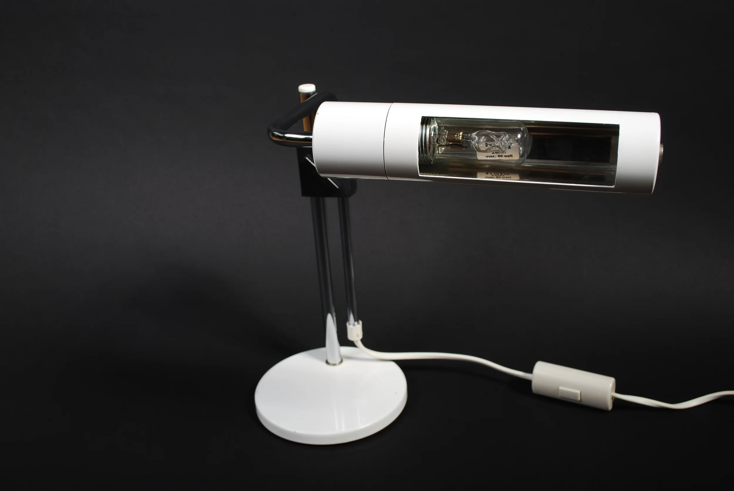 Desk lamp 70's with horizontal shade — Flux Vintage
