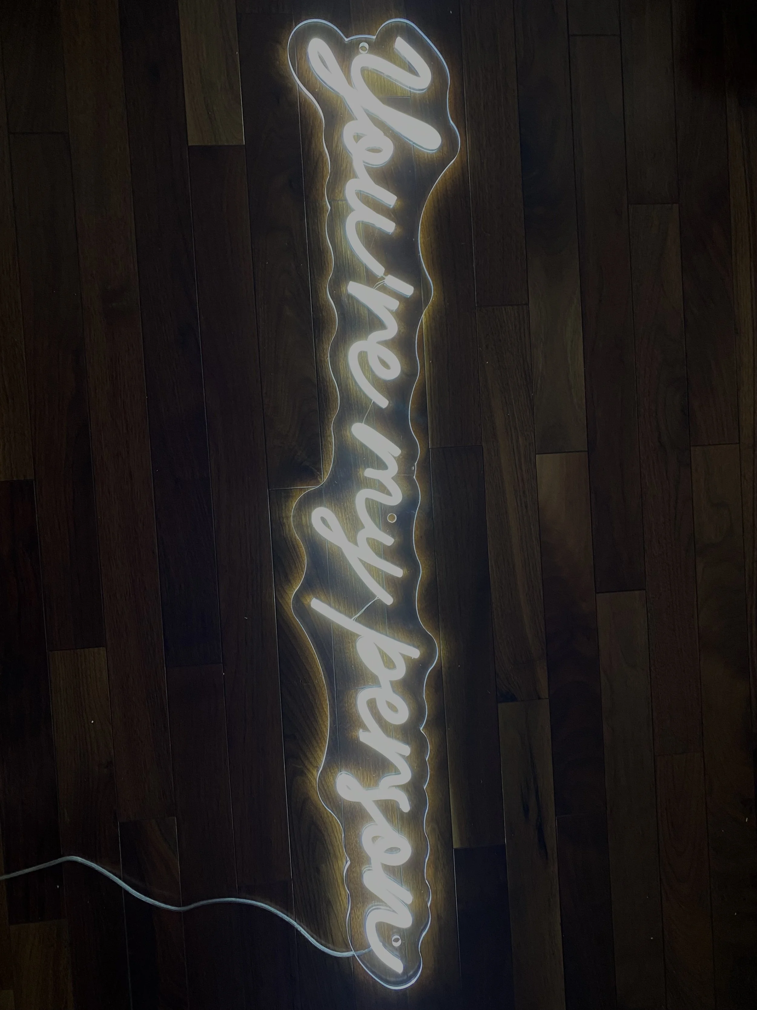 Neon Signs/Edison Lights — Knotwood Event Rentals
