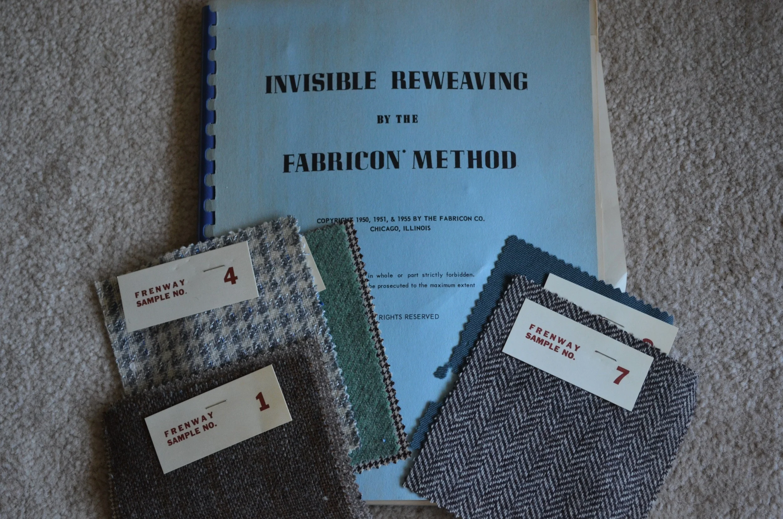 Invisible Reweaving Book — Warp or Weft