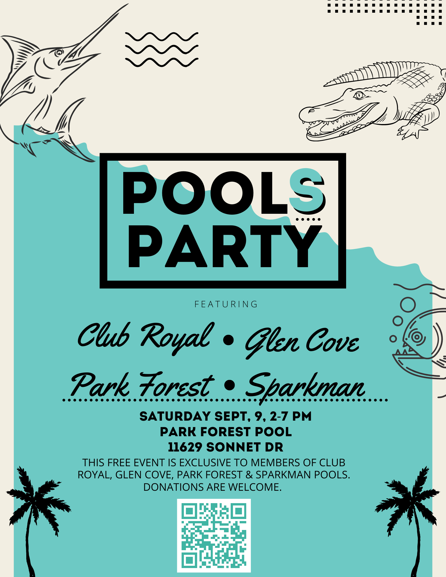 EVENTS — PARK FOREST