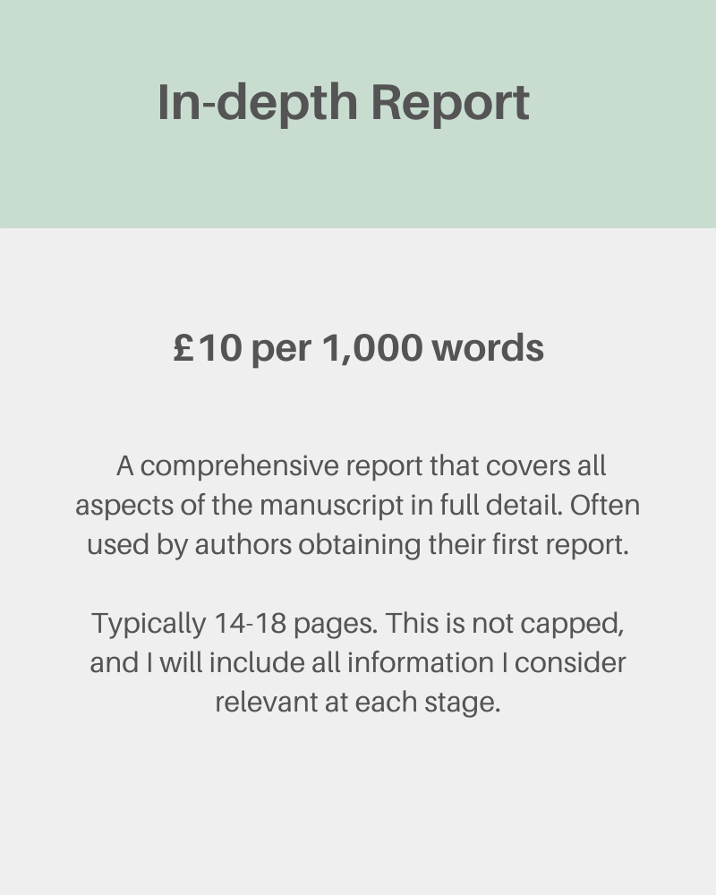 Editorial Consultancy fees — Claire Wingfield Editorial and Literary ...