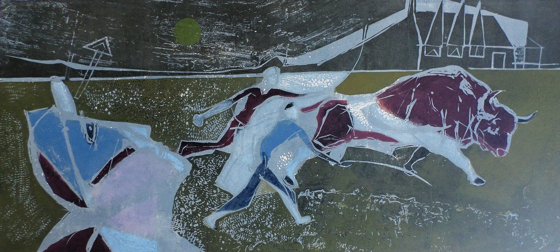 Michael Rothenstein print Bull — Blondes Fine Art