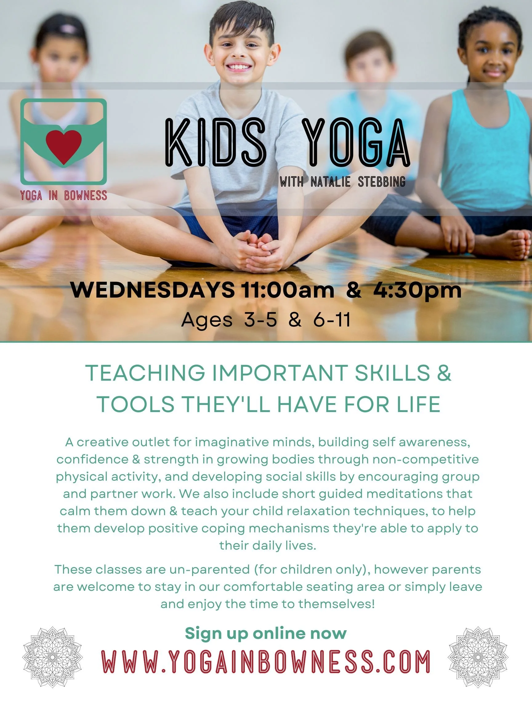 Kids Yoga Flyer