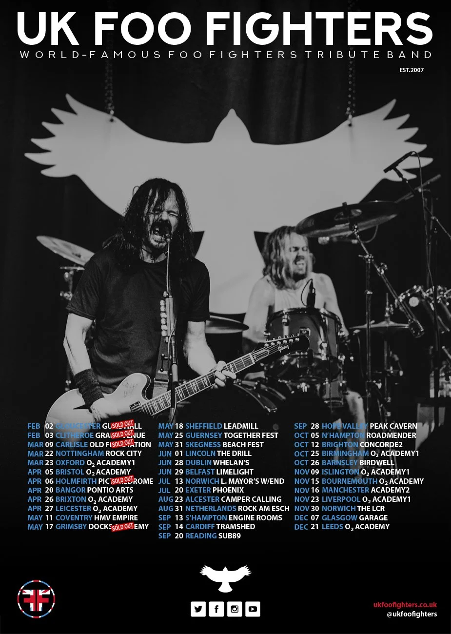 Tour — UK Foo Fighters | World-Famous Foo Fighters Tribute Band