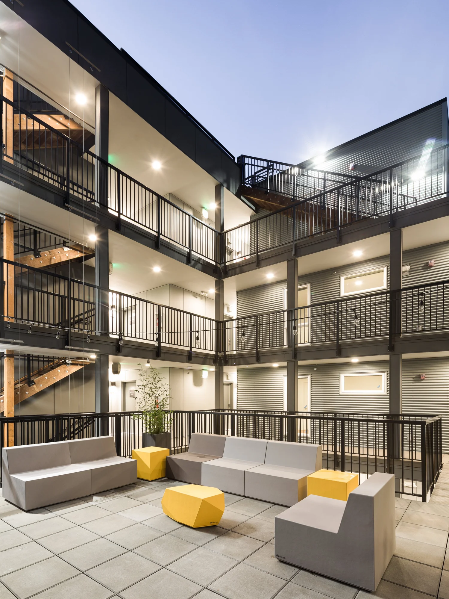 Low-rise Multifamily Complex Designed by b9 | Residential Architects ...