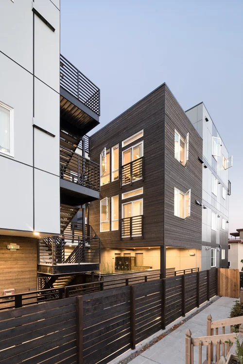 Infill Apartment Building Design by b9 Seattle Residential Architects ...