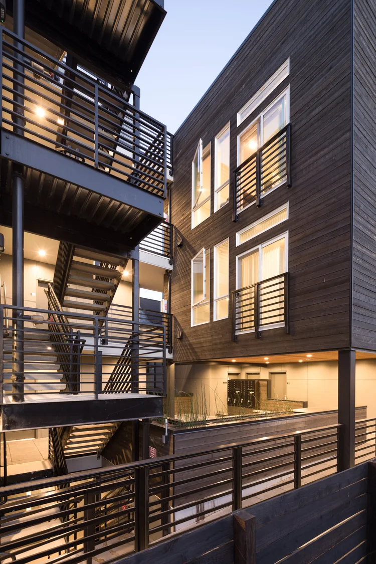 Infill Apartment Building Design by b9 Seattle Residential Architects ...