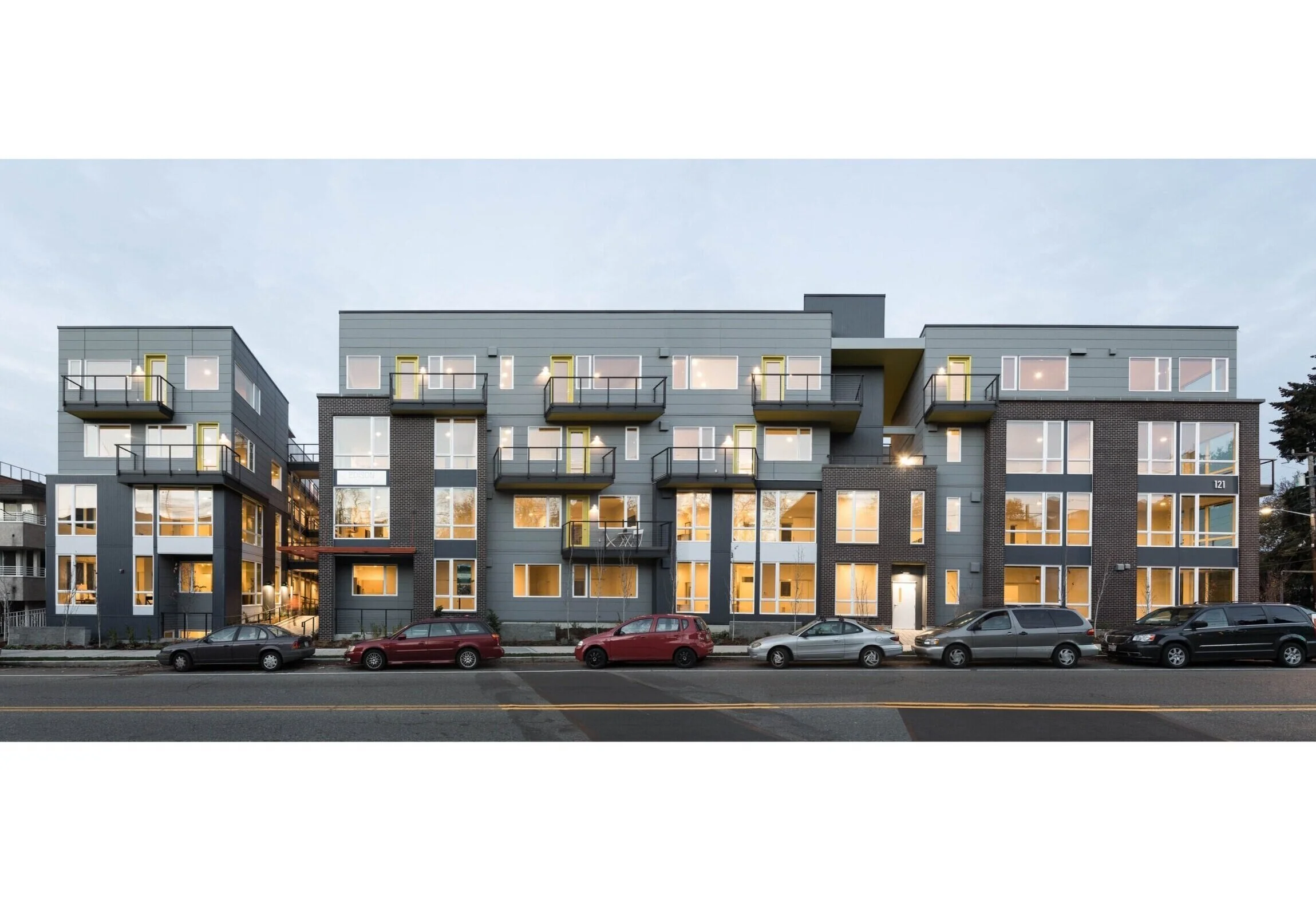 Capitol Hill Multifamily Complex by b9 Seattle Residential Architects ...