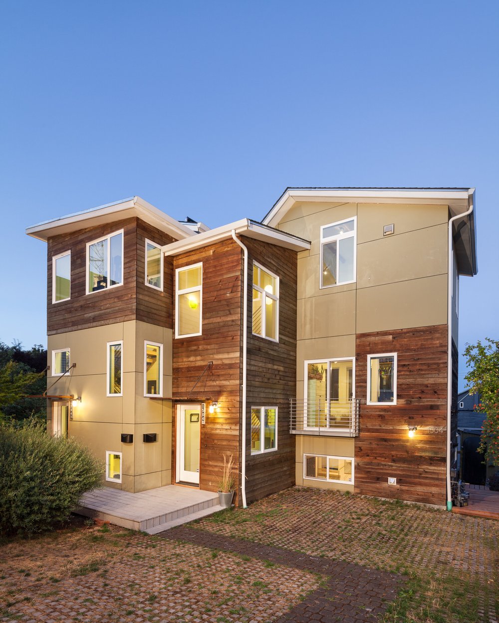 Built Green Duplex Design by b9 Architects | Seattle Architecture Firm ...