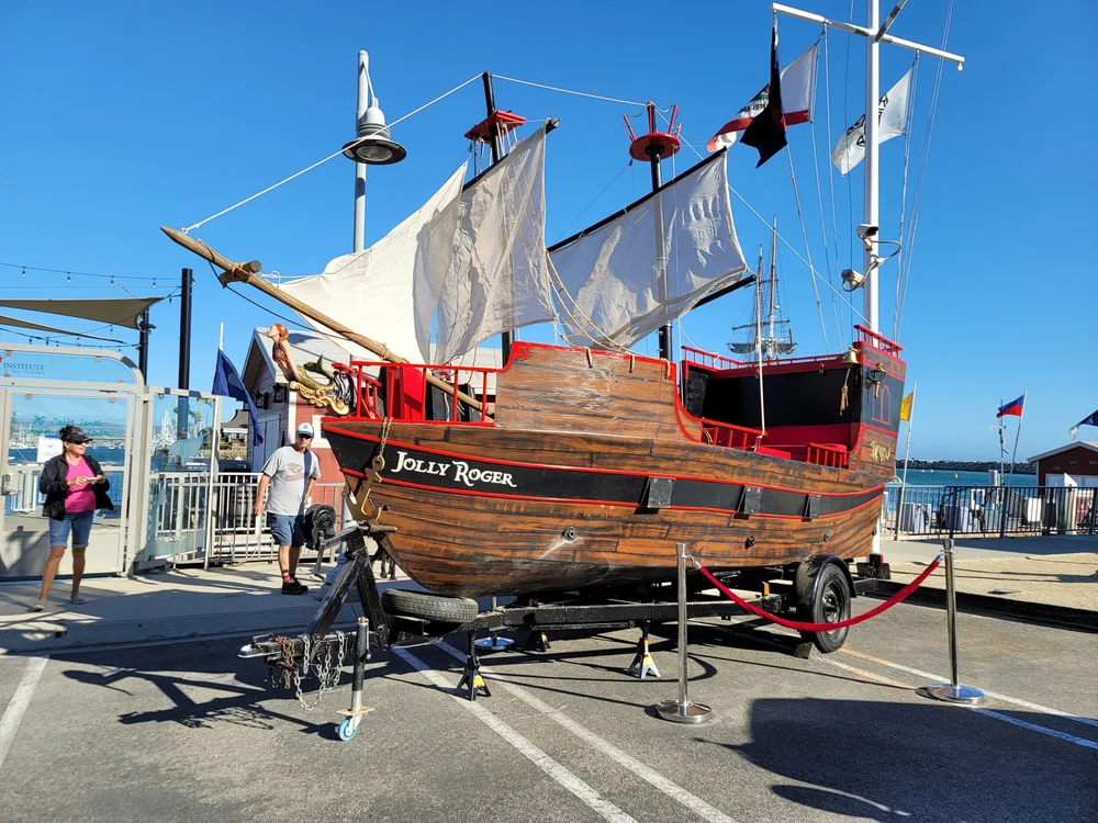 Rent a full size pirate ship for a pool party or a mobile pirate ship ...