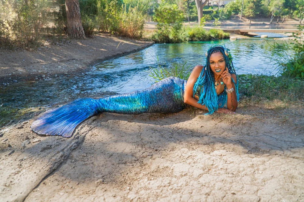 Hire a Black Professional Mermaid Entertainer in Los Angeles ...