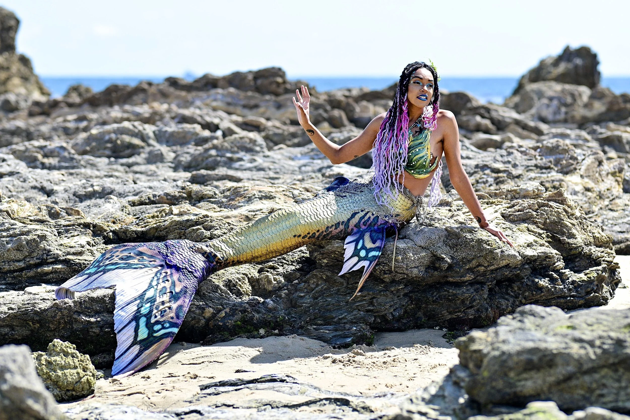 Hire a Black Professional Mermaid Entertainer in Los Angeles ...