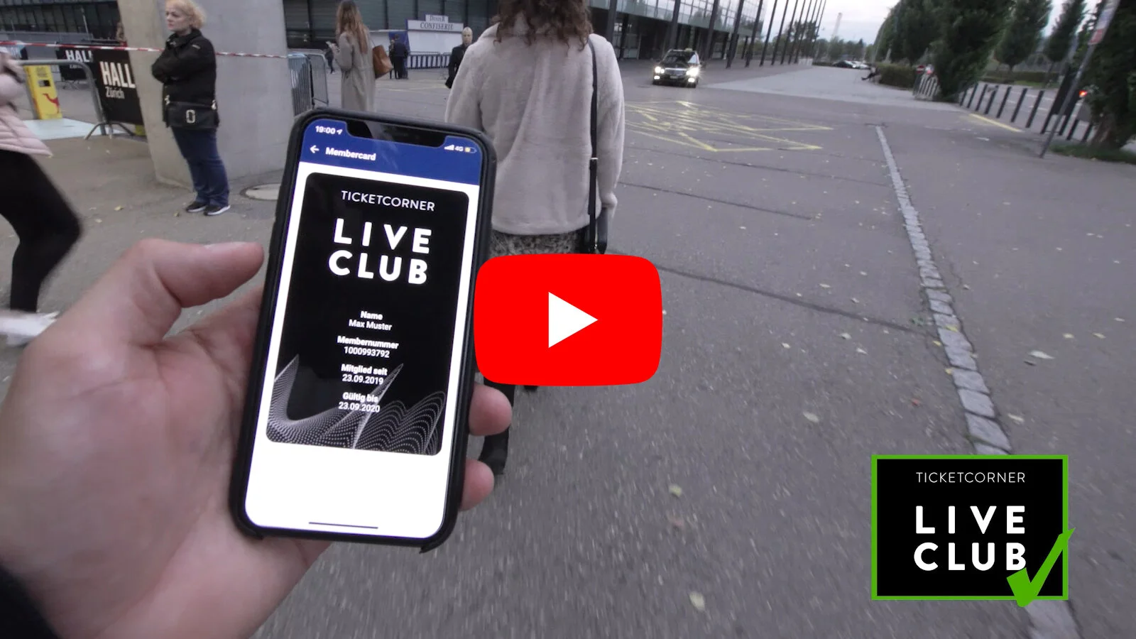 Live Club goes Ticketcorner App — Ticketcorner Live Club
