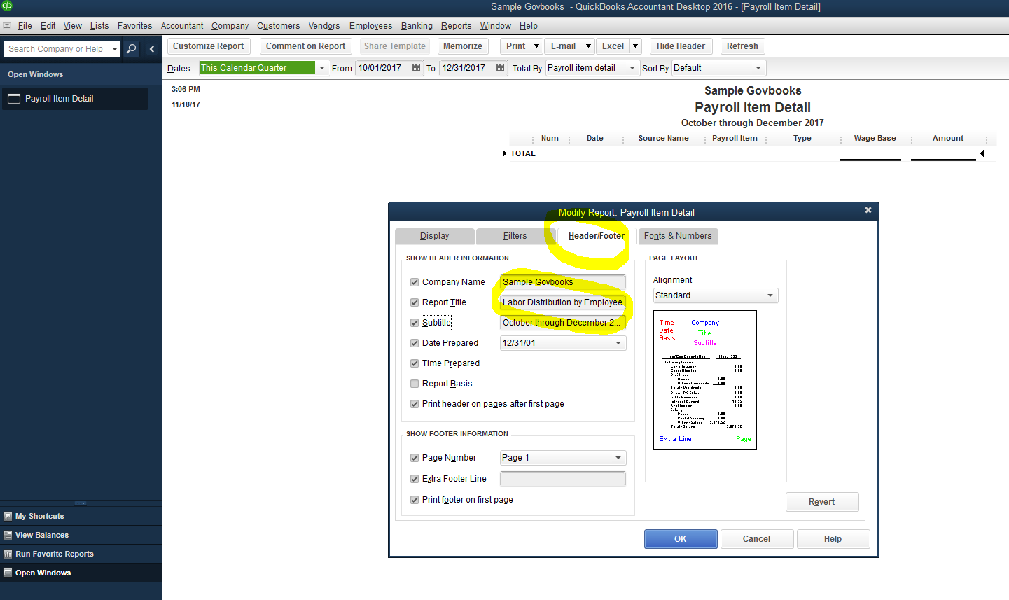 Article - Labor Distribution Report — Govcon Accountants
