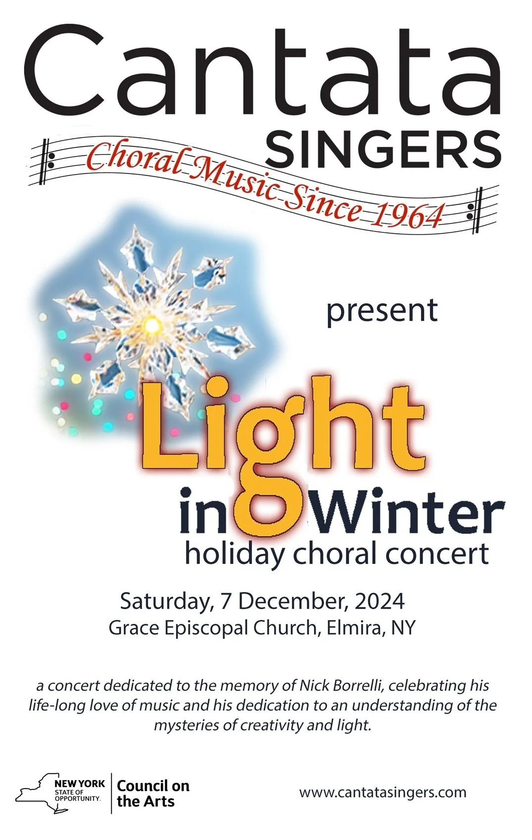 December 2024 Concert Program — Cantata Singers