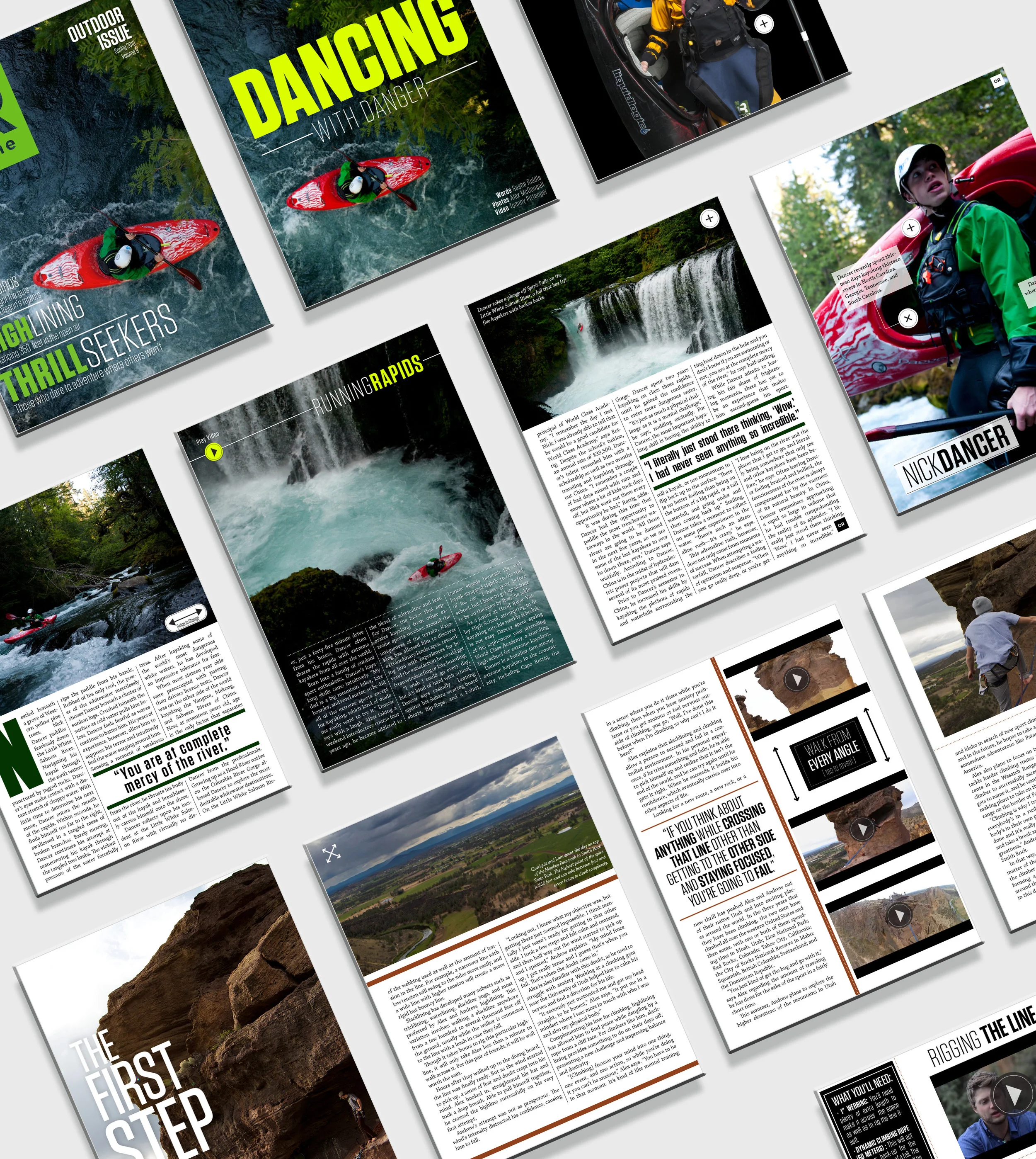 UI/UX Design // Interactive Magazine — Jennifer Adler