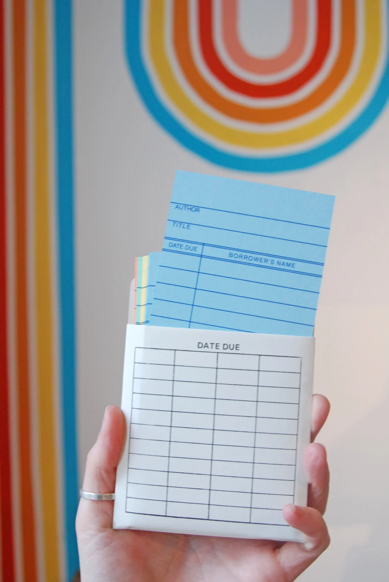 Vintage Library Book Card