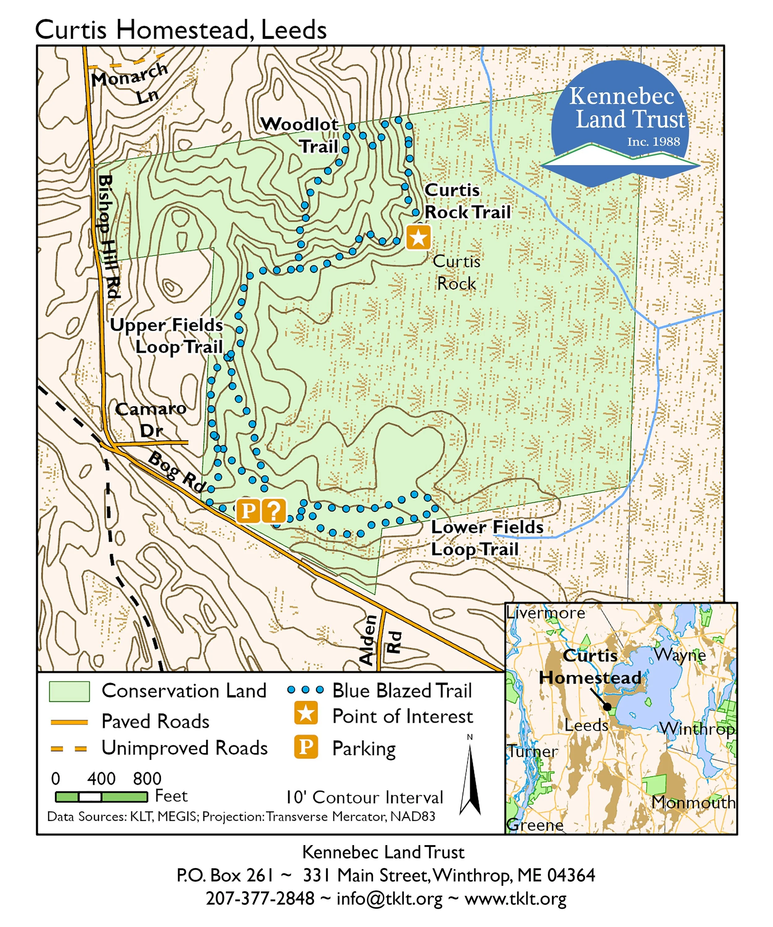 Curtis Homestead Conservation Area — Kennebec Land Trust