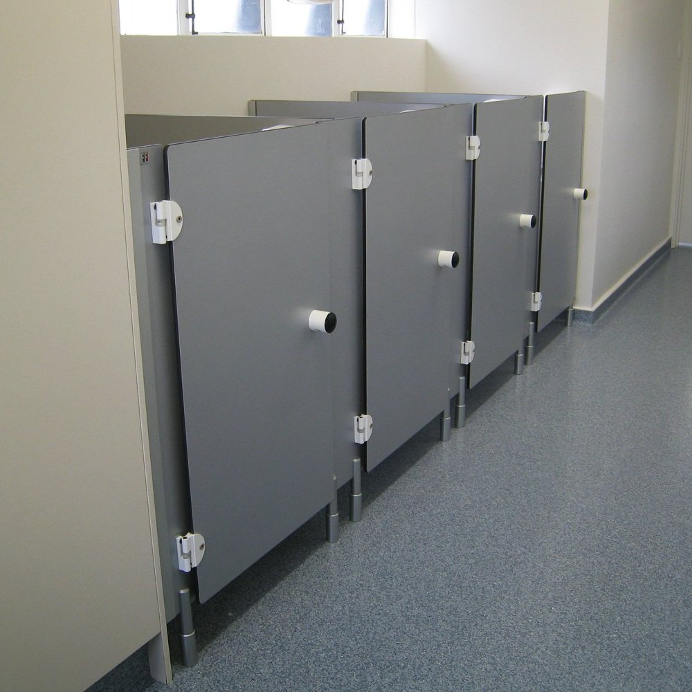 Toilet Cubicles — Freeform Laminates and Stone
