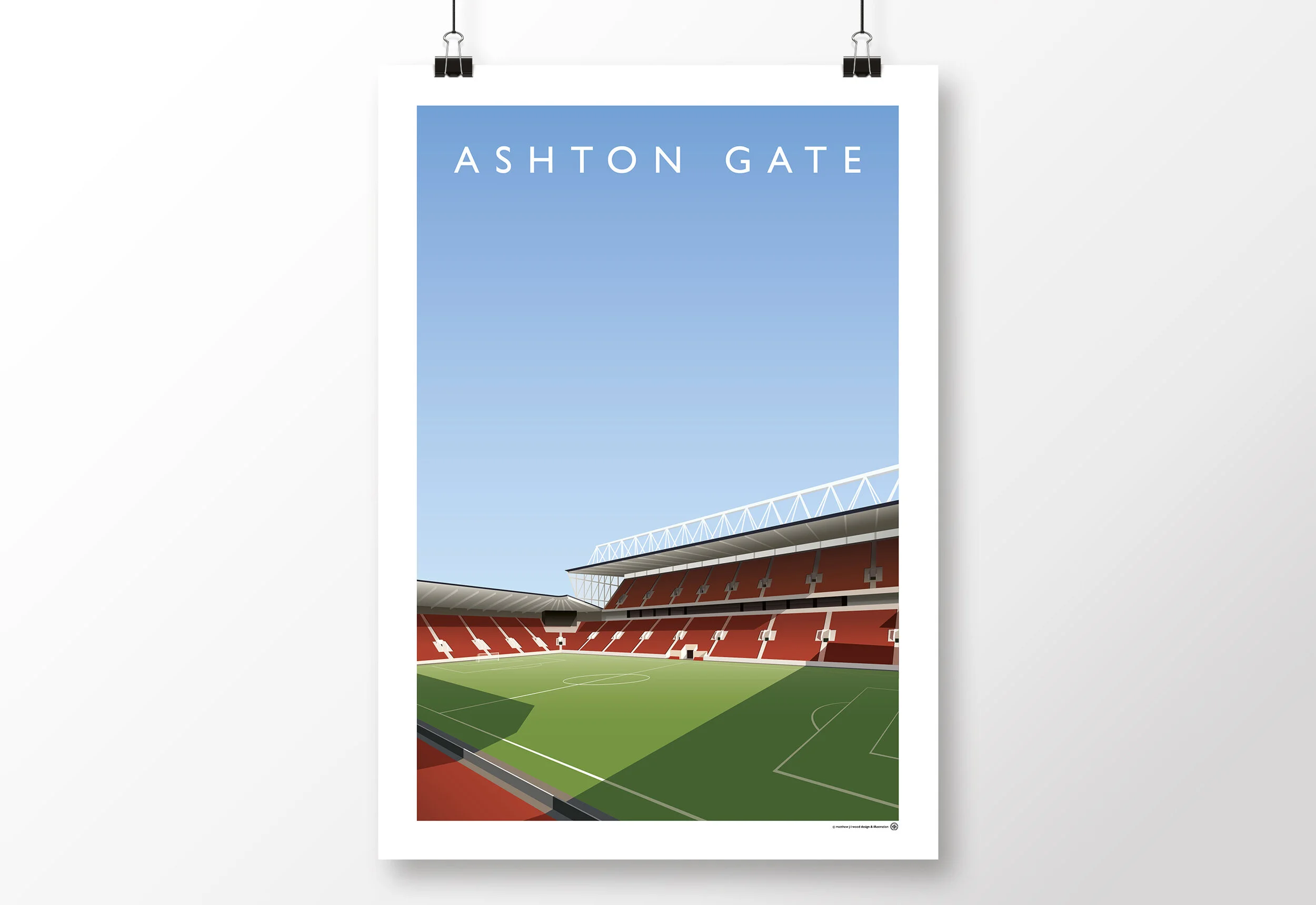 Shop - Football Stadium Posters | Matthew J I Wood Design & Illustration