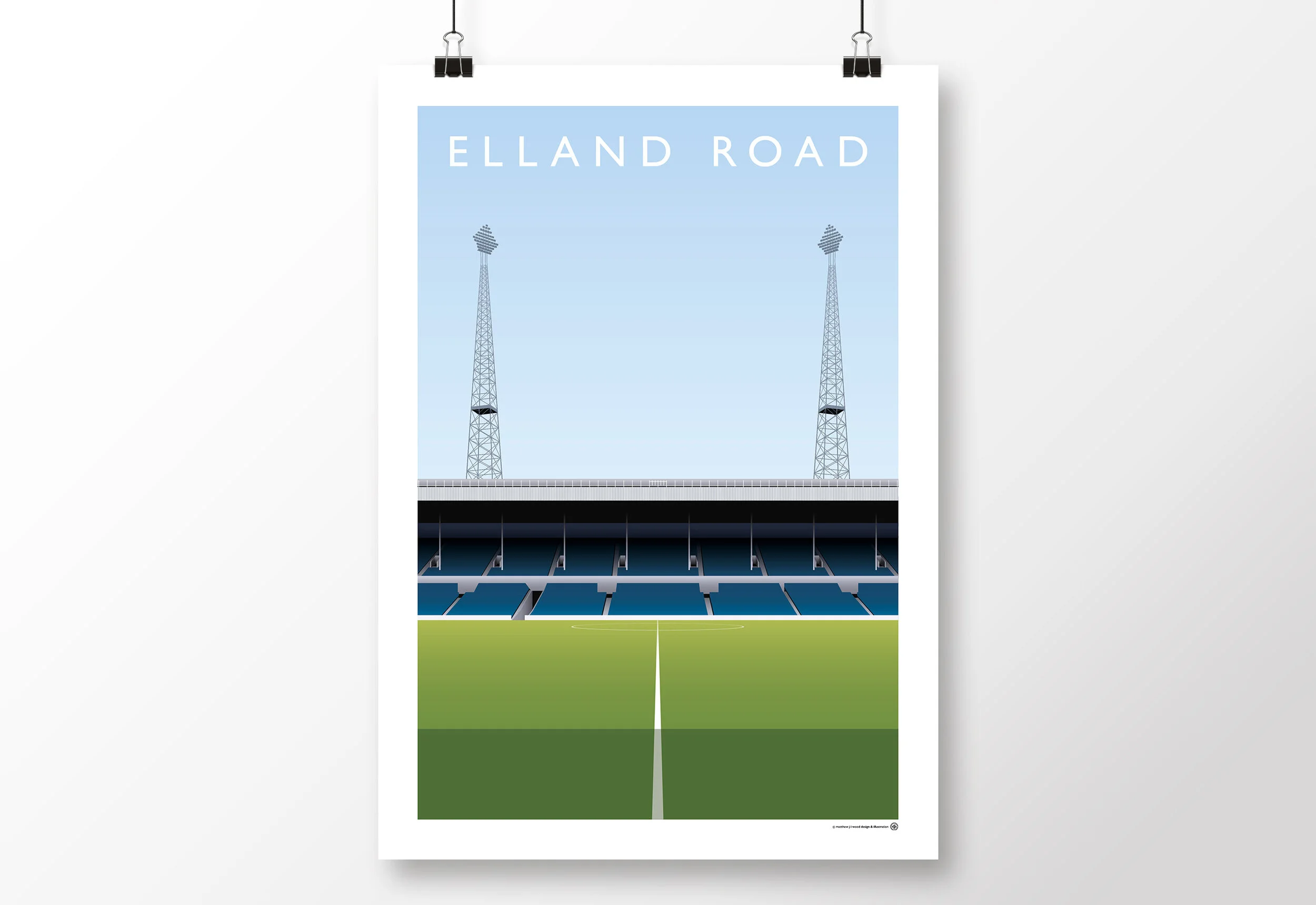 Championship Football Posters | Matthew J I Wood Design & Illustration