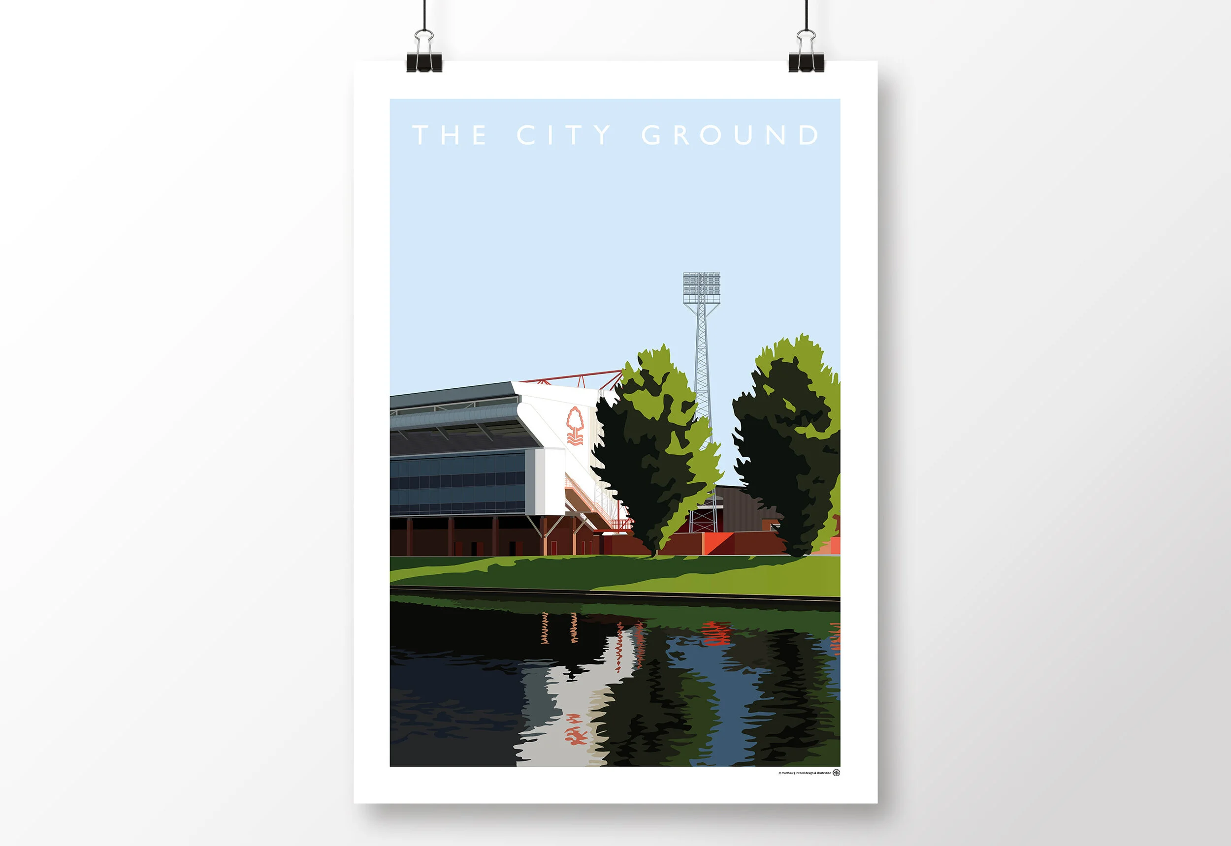 Football Ground Posters | Matthew J I Wood Design & Illustration