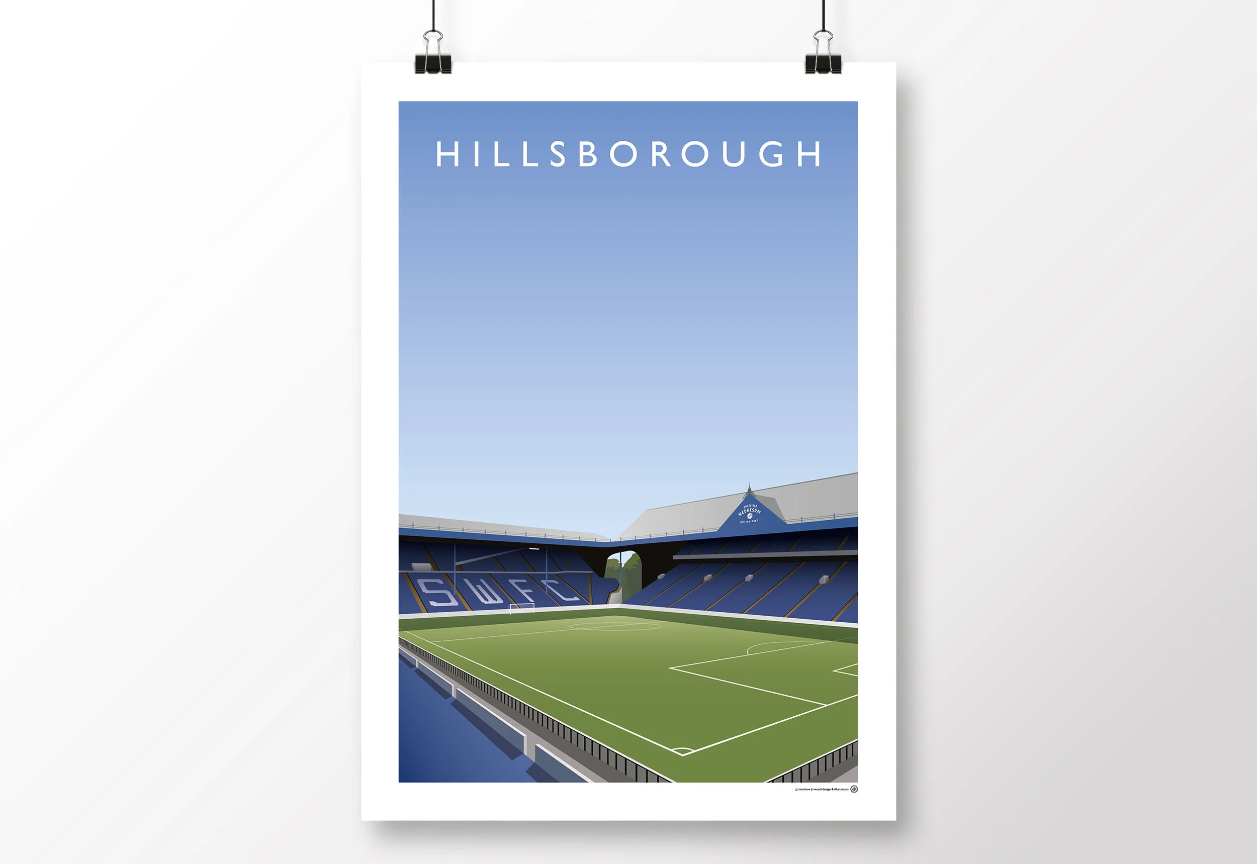 Football Ground Posters | Matthew J I Wood Design & Illustration